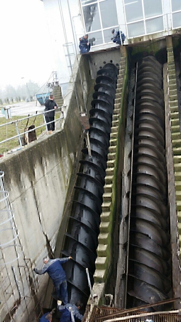 Archimedean Screw Pump Installed at Serbian WWTP Pollution Solutions Online
