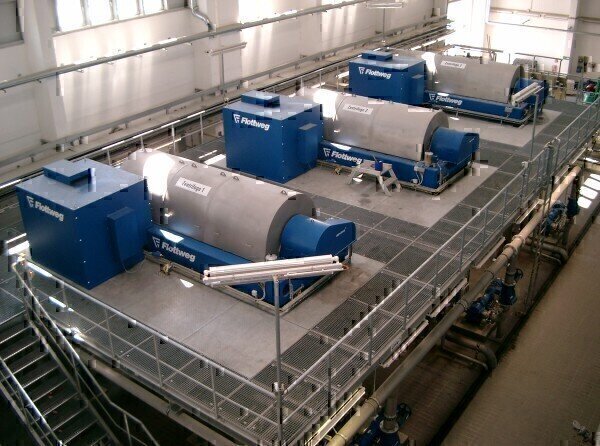 Sewage Sludge Dewatering Using High Efficiency Decanter Centrifuges ...