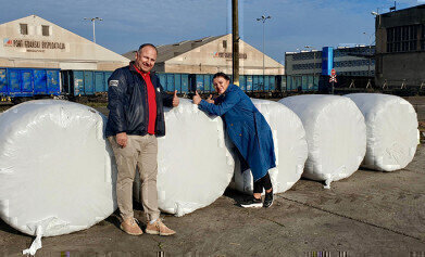 First ever baled Refuse-derived fuel (RDF) exported from Poland ...